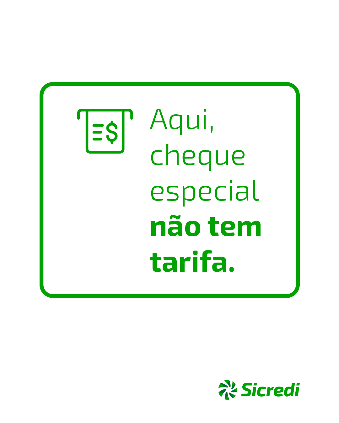 Associados do Sicredi serão isentos de tarifa sobre o cheque especial